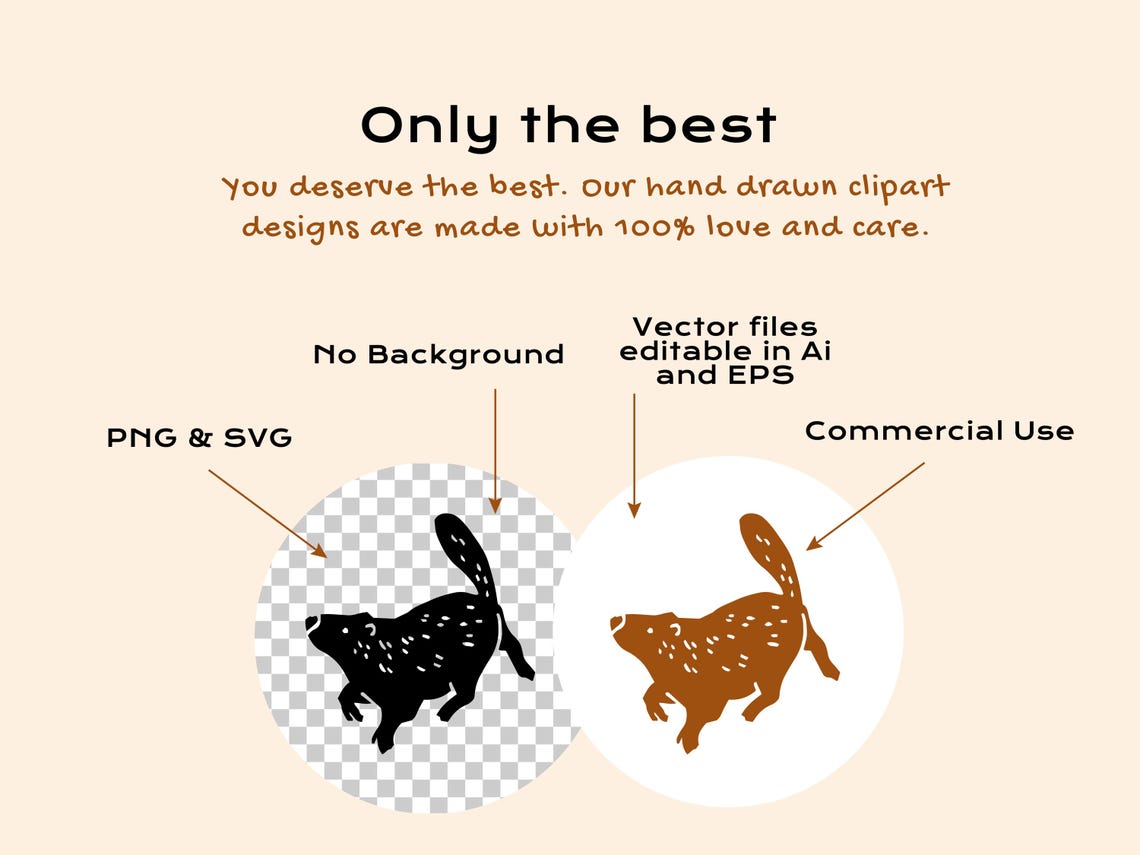 Forest Friends Linocut Clipart, Animal SVG, PNG Woodland Creatures ...