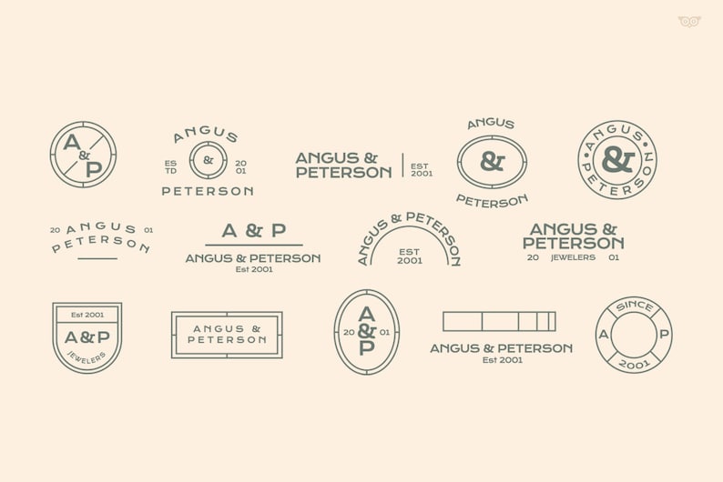 Minimalist Logo Templates Bundle 1 | Instant Download | Simple Vector ...