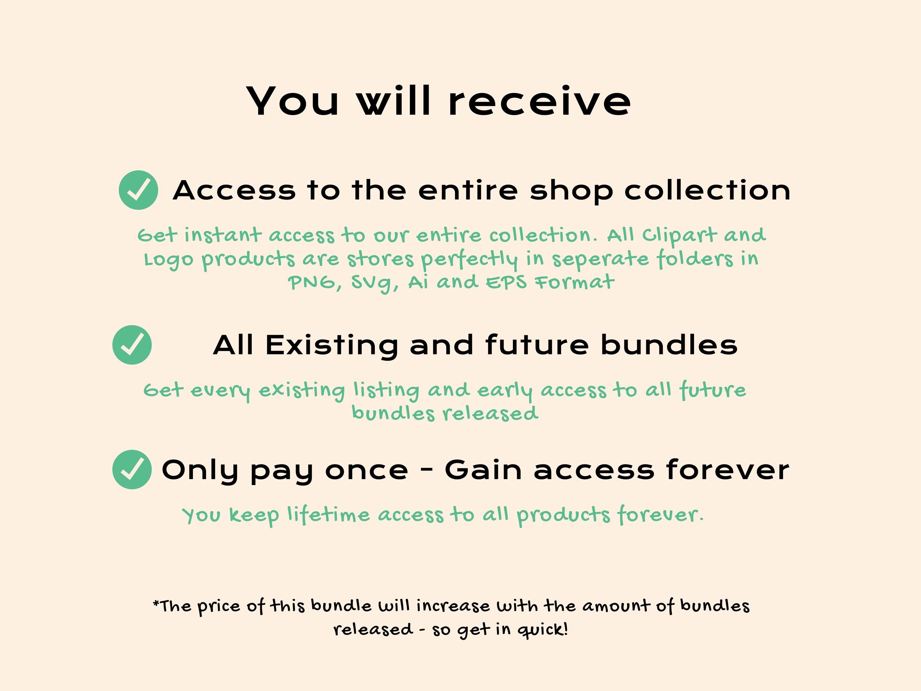 Entire Store Bundle Clipart, Digital Linocut Floral Clipart, Whole Shop ...