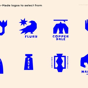 Linocut Logos Vector Bundle | Instant Download | Simple Vector | Text ...