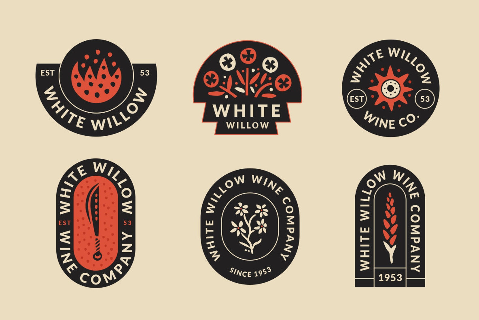 Premade Badge Design, Instant Download Simple Badge, Text Badge ...