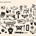 Abstract Tattoo Clipart Bundle, Handrawn Vector Tattoo Inspo, Simple ...