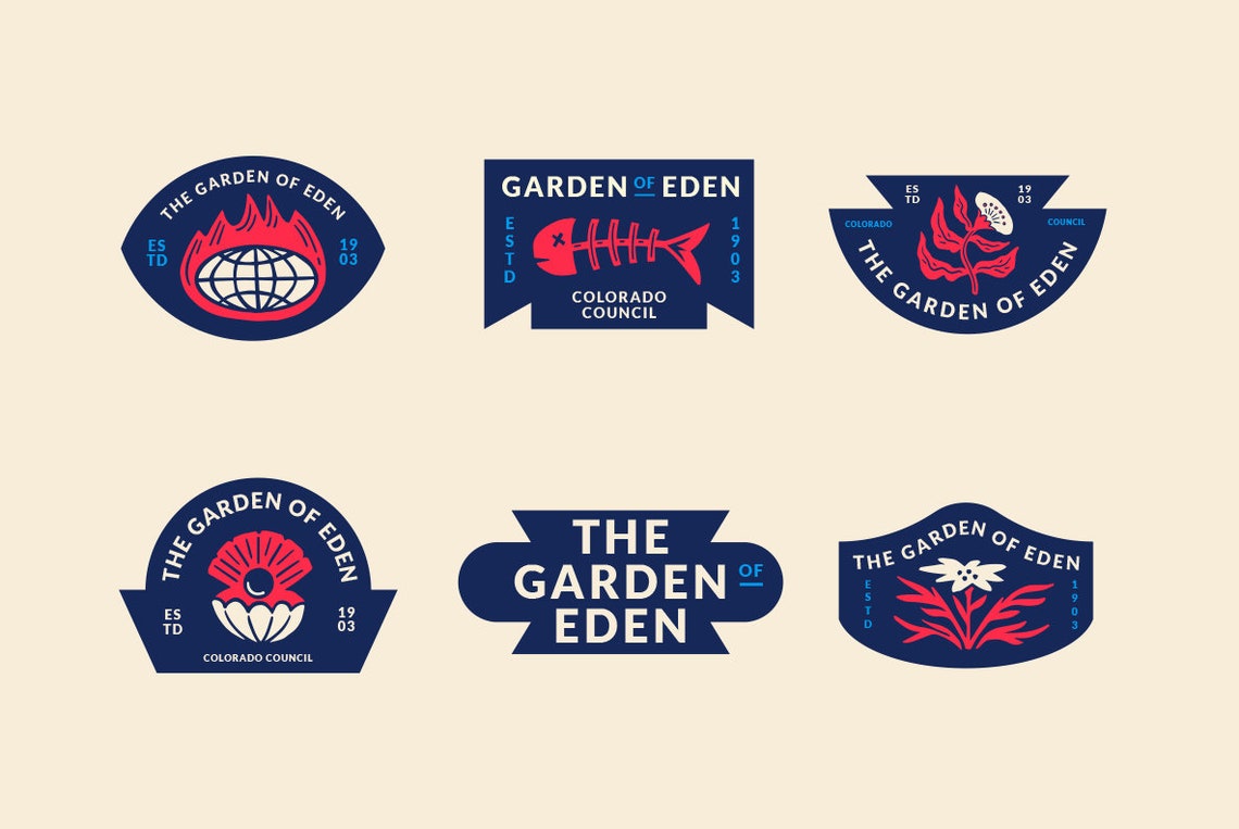 Premade Badge Design V3, Instant Download Simple Badge, Text Badge ...