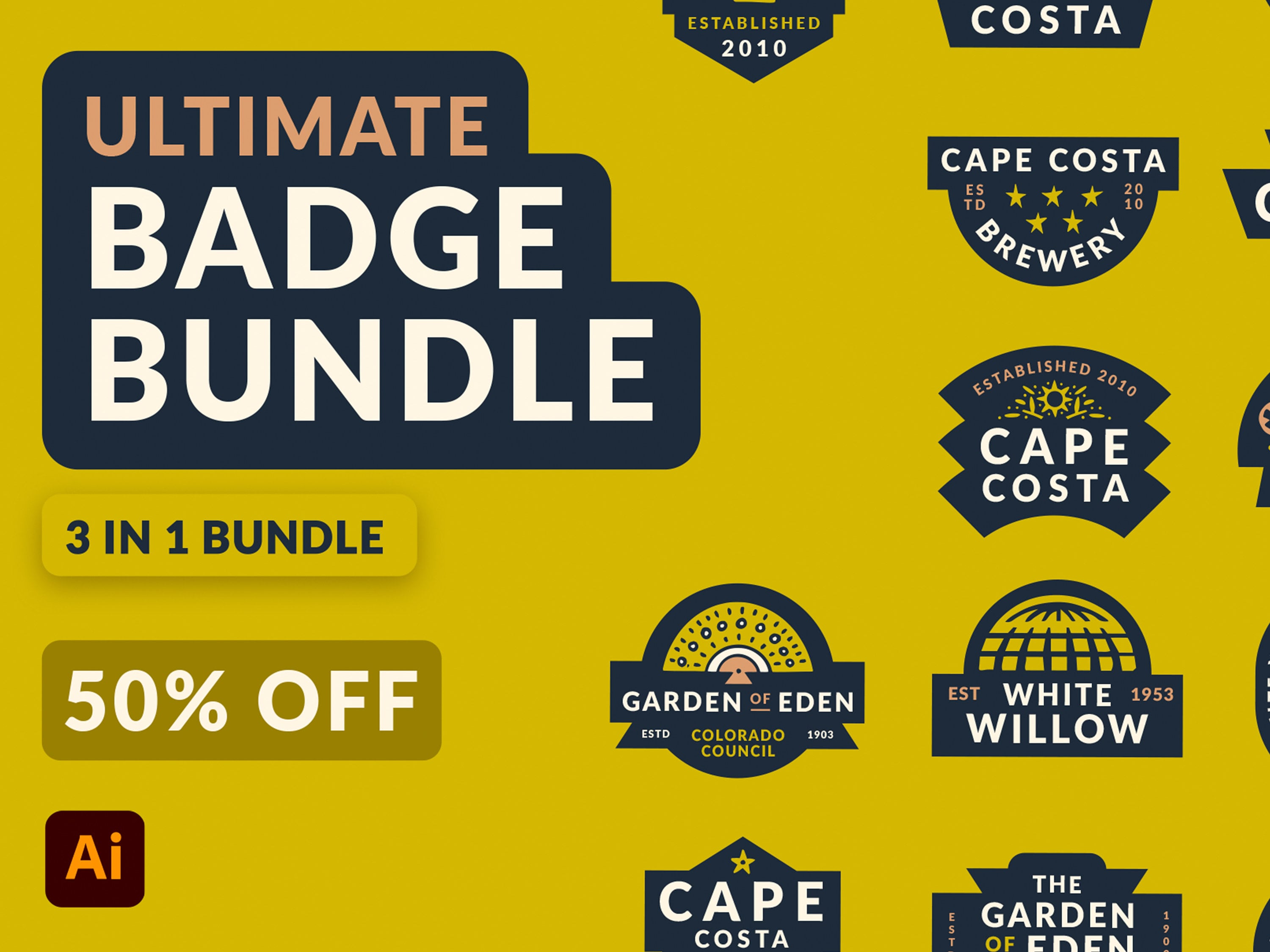 Ultimate Badge Bundle 50% OFF - Etsy