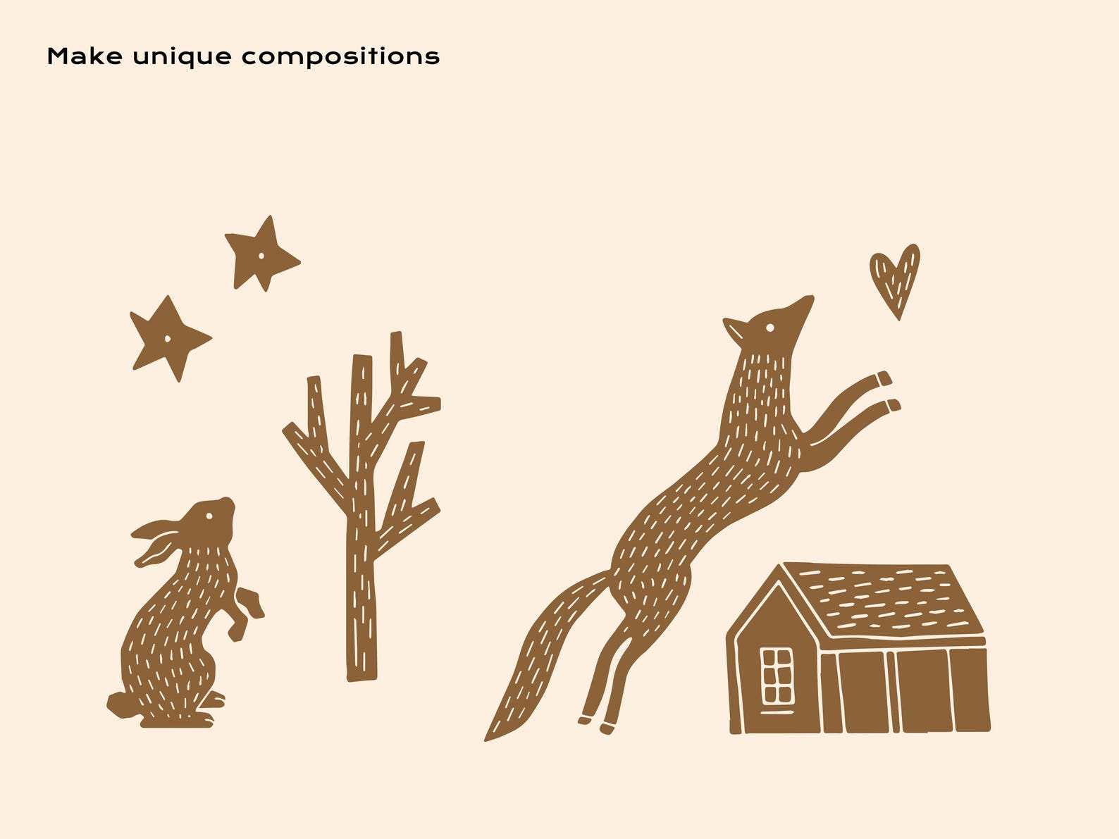 Woodland Animals Clipart Bundle, Animal SVG Files, Canva Bear PNG ...