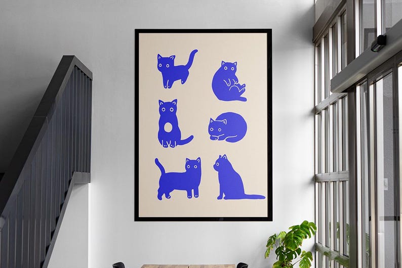 Cats Clipart Bundle, Vector Kittens, Handrawn Cat PNG and SVG Files ...