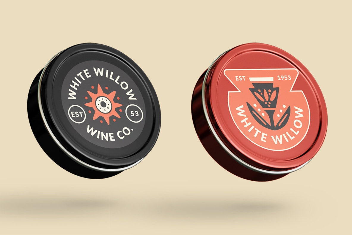 Premade Badge Design, Instant Download Simple Badge, Text Badge ...