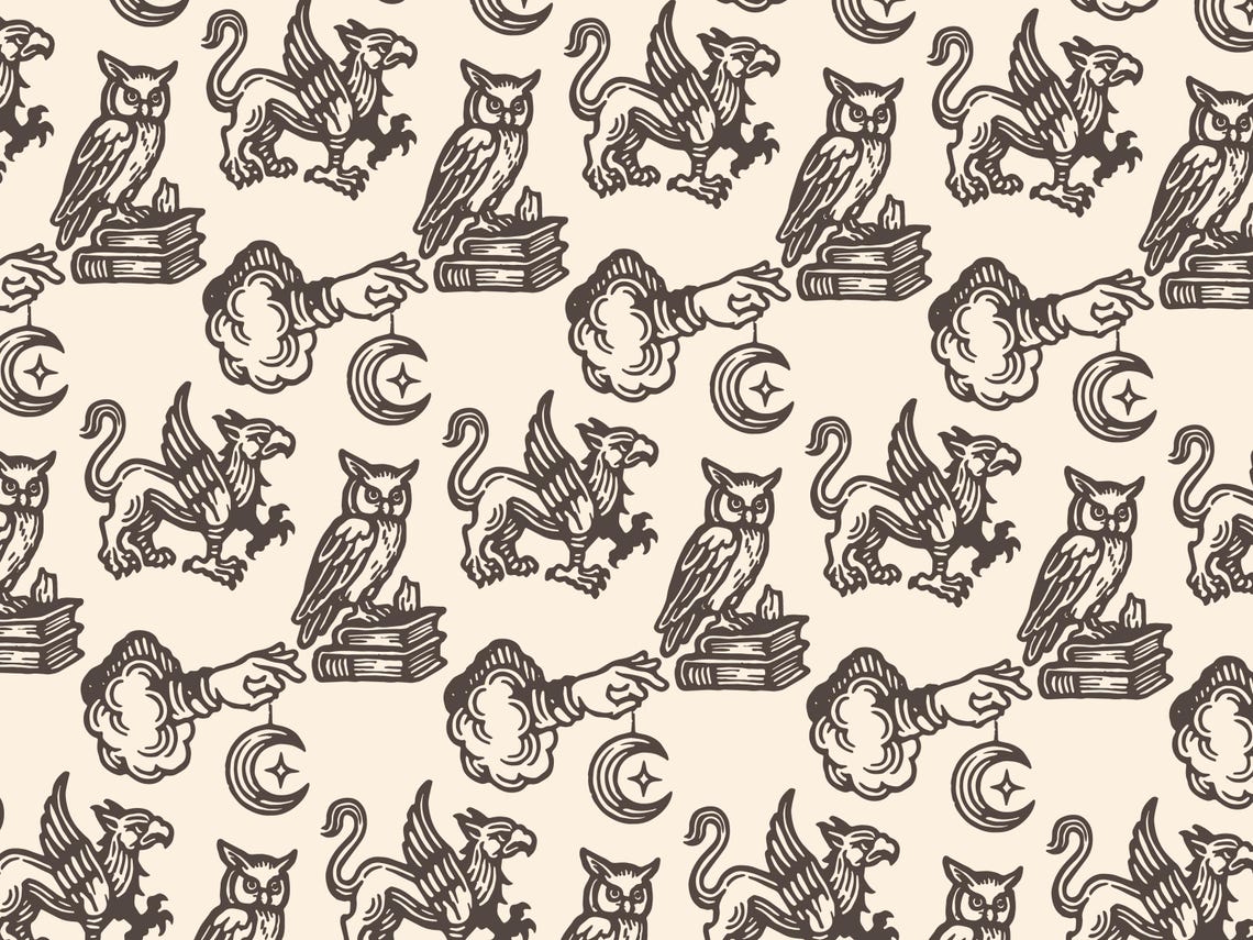 Gothic Times Linocut Bundle | Medieval Gothic Clipart, Dark Vintage ...