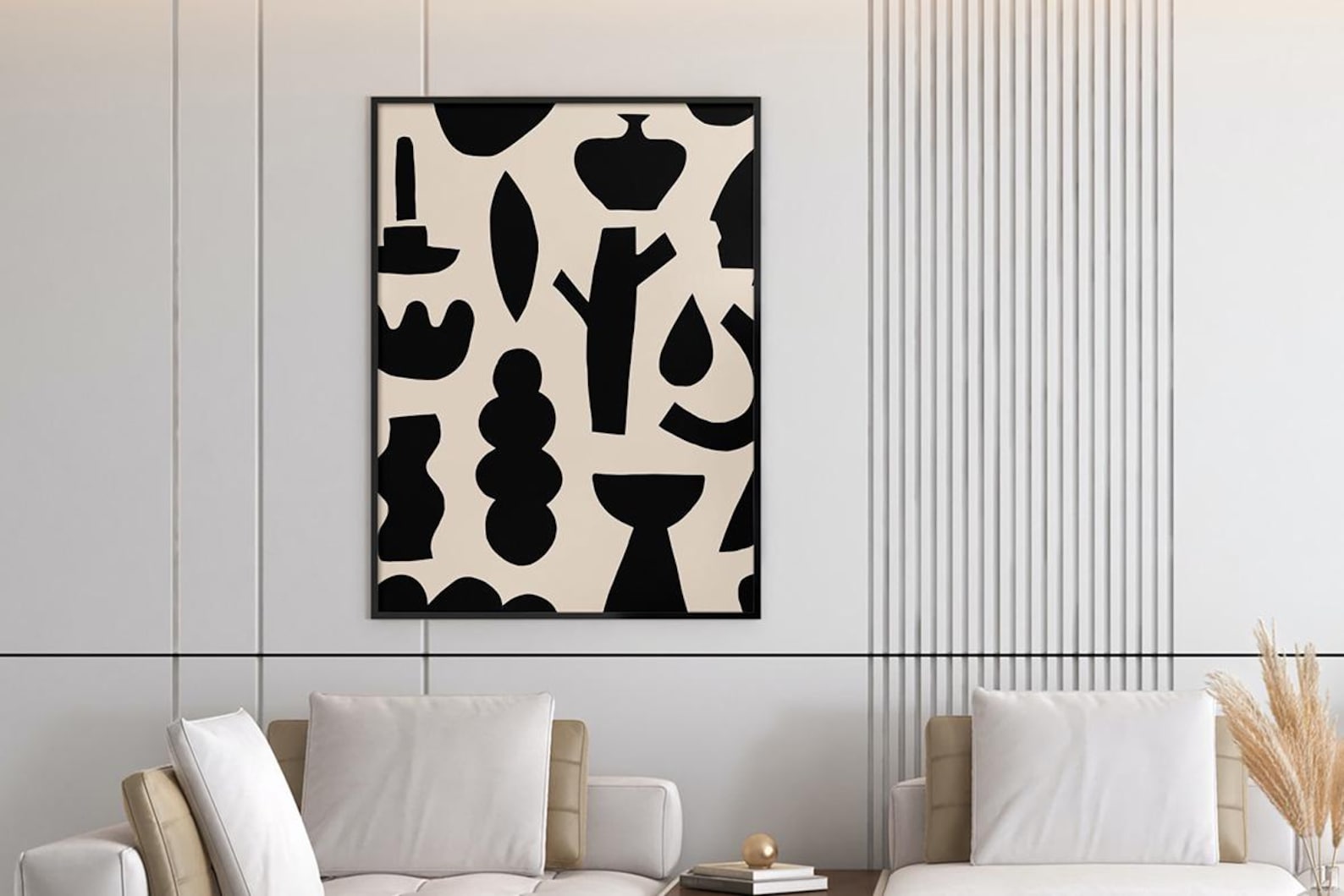 Boho Shapes Clipart Bundle, Handrawn Linocut Vectors, Shape PNG Files ...