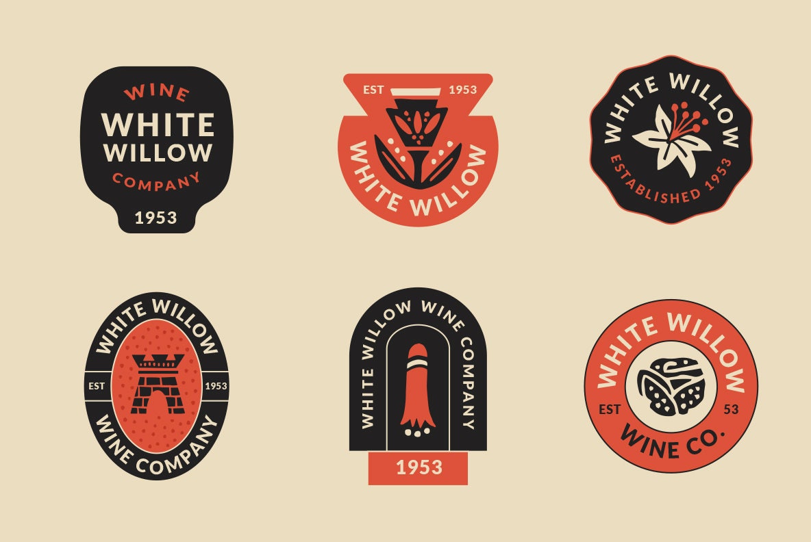 Premade Badge Design, Instant Download Simple Badge, Text Badge ...