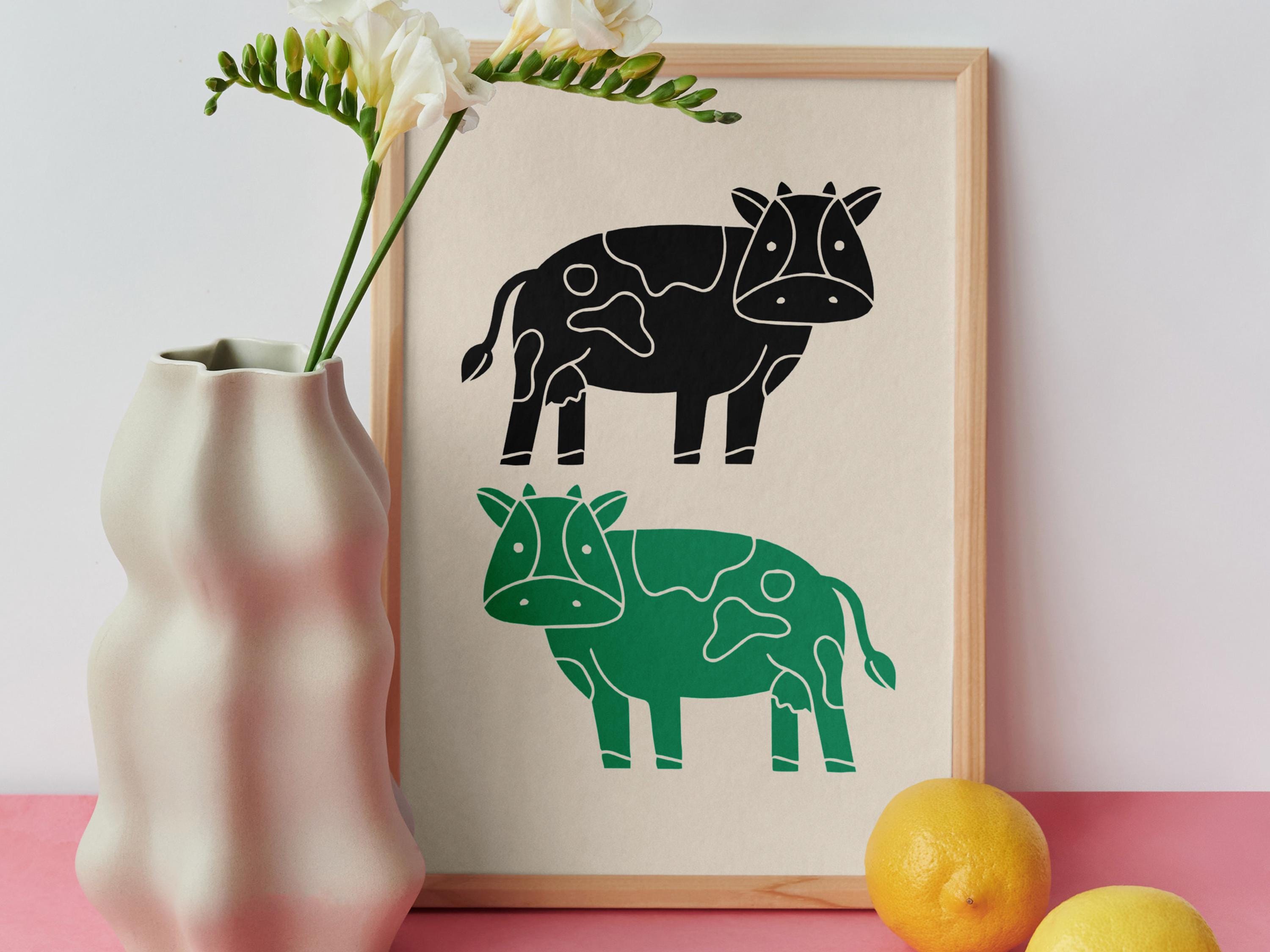 Farm Life Linocut Bundle, Farm Animal Clipart Bundle, Scrapbook Clipart ...