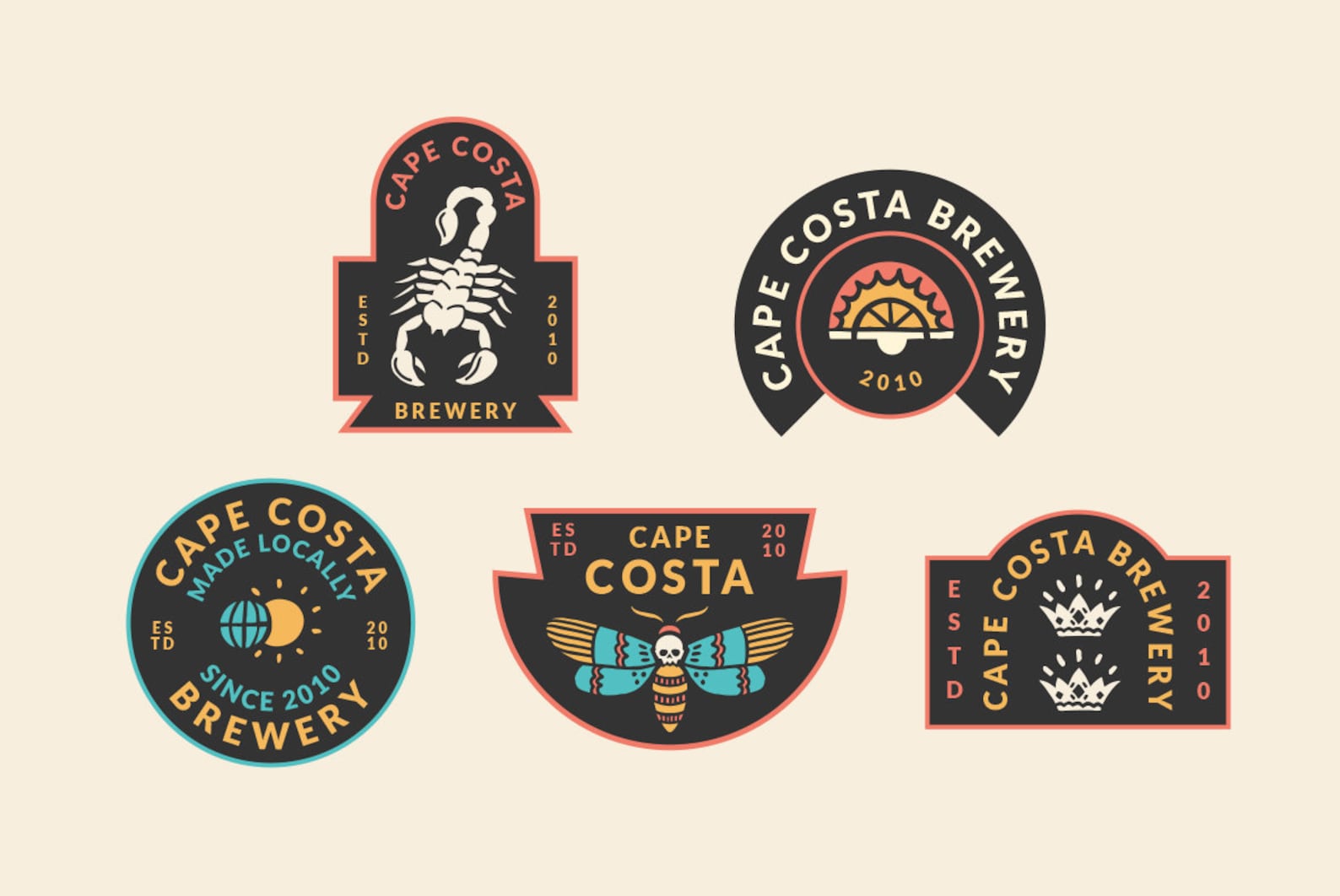 Premade Badge Design V2, Instant Download Simple Badge, Text Badge ...