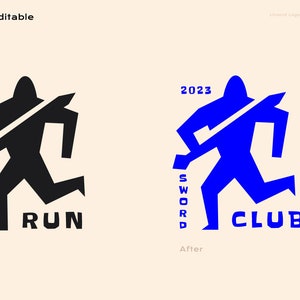 Linocut Logos Vector Bundle | Instant Download | Simple Vector | Text ...