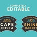 Premade Badge Design V2, Instant Download Simple Badge, Text Badge ...