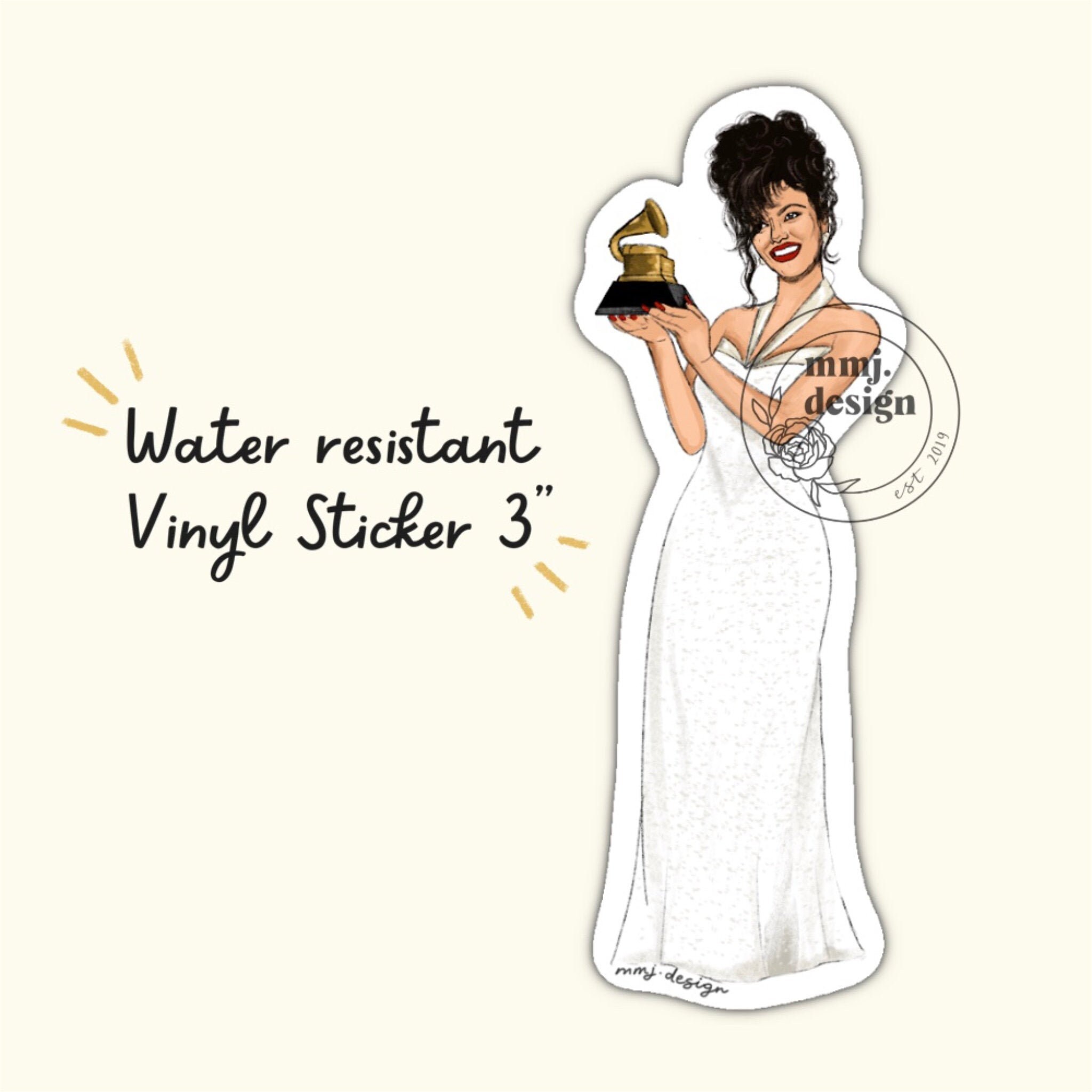 Selena Quintanilla Sticker Die Cut Vinyl Sticker Waterproof - Etsy UK
