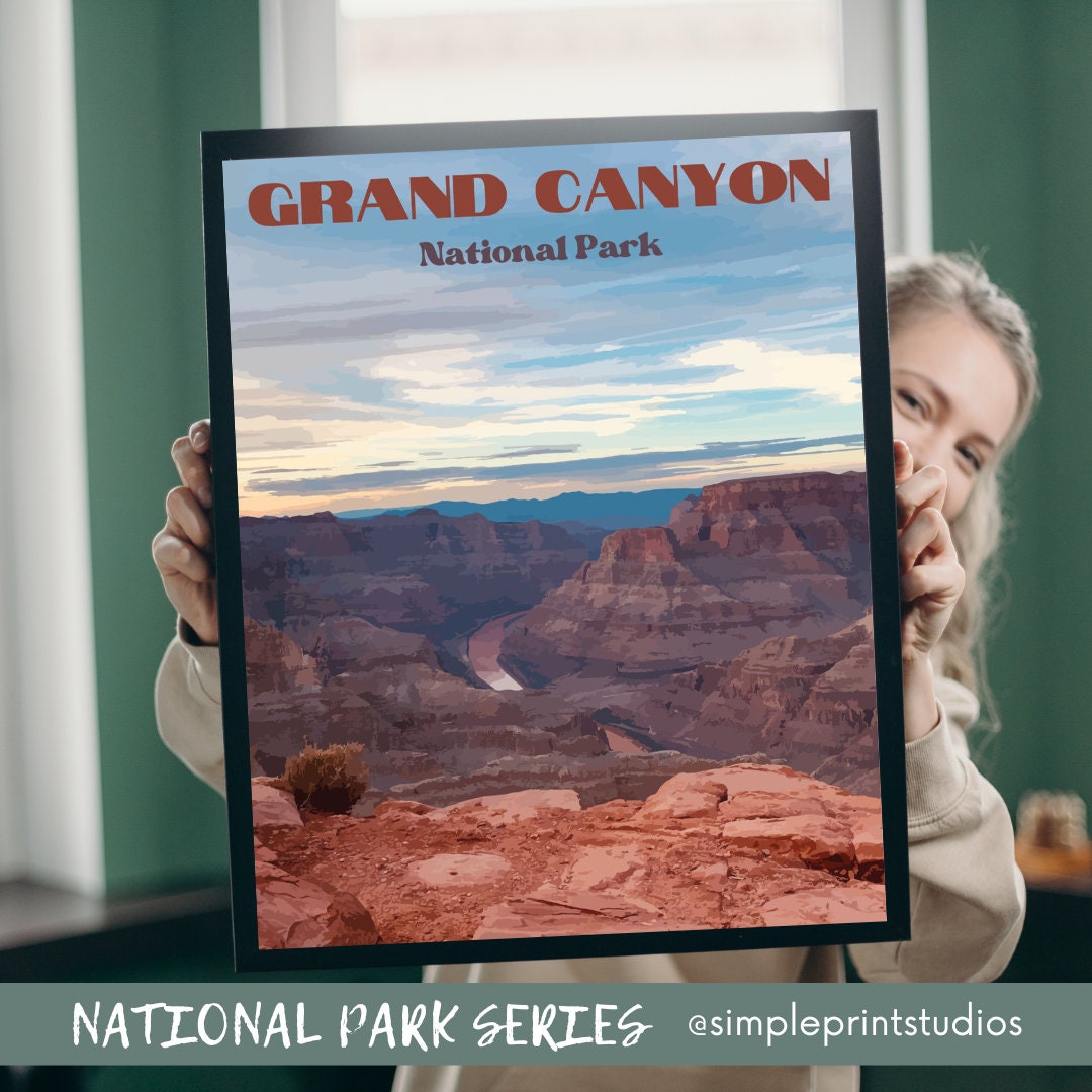 Grand Canyon National Park Printable Poster - Great Outdoorsy Gift! - Etsy