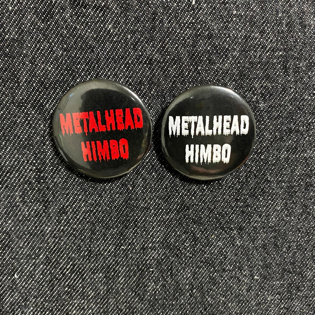Metalhead Himbo Badge - Etsy