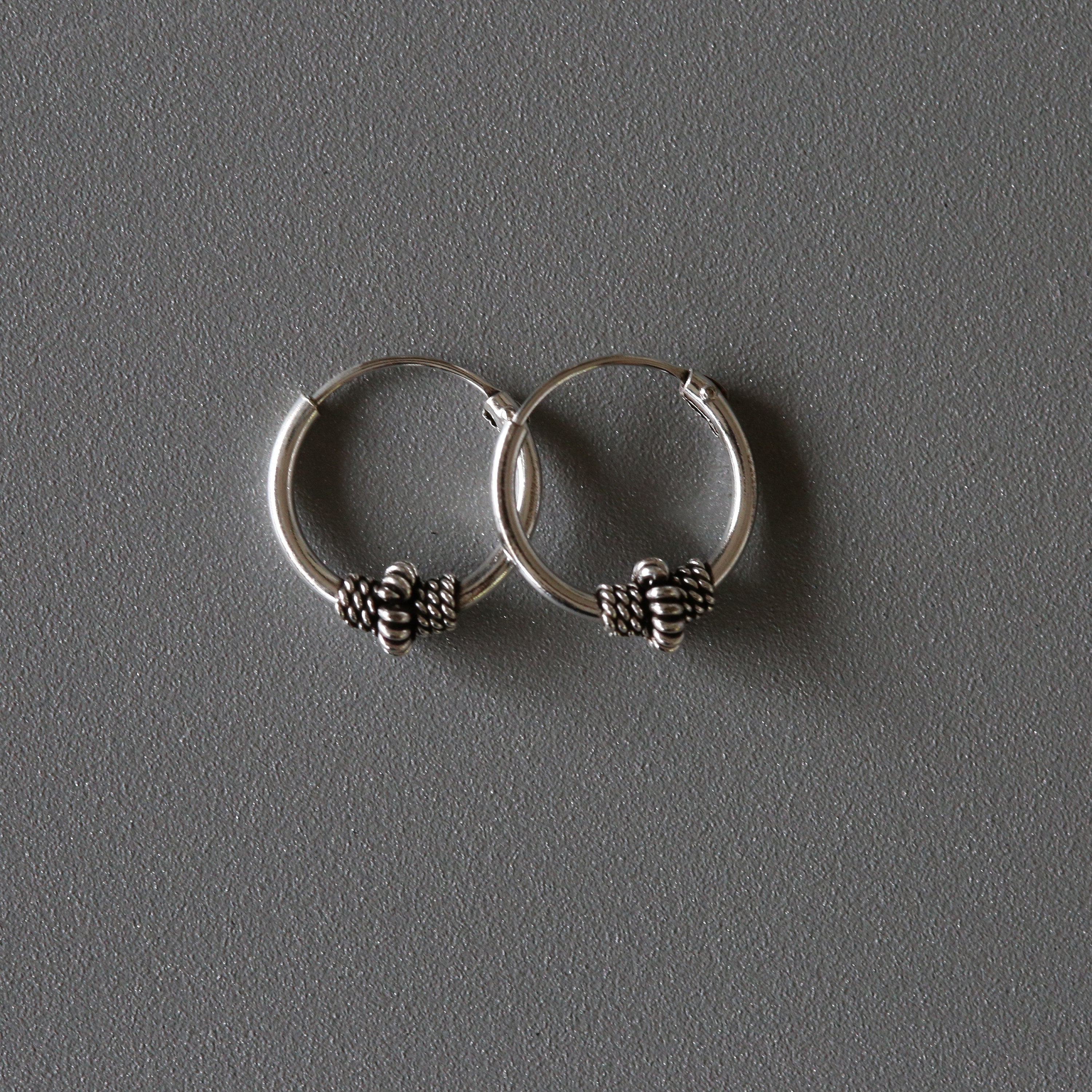 12mm Silver Bali Hoops Bali Hoops Sterling Silver 925 - Etsy UK