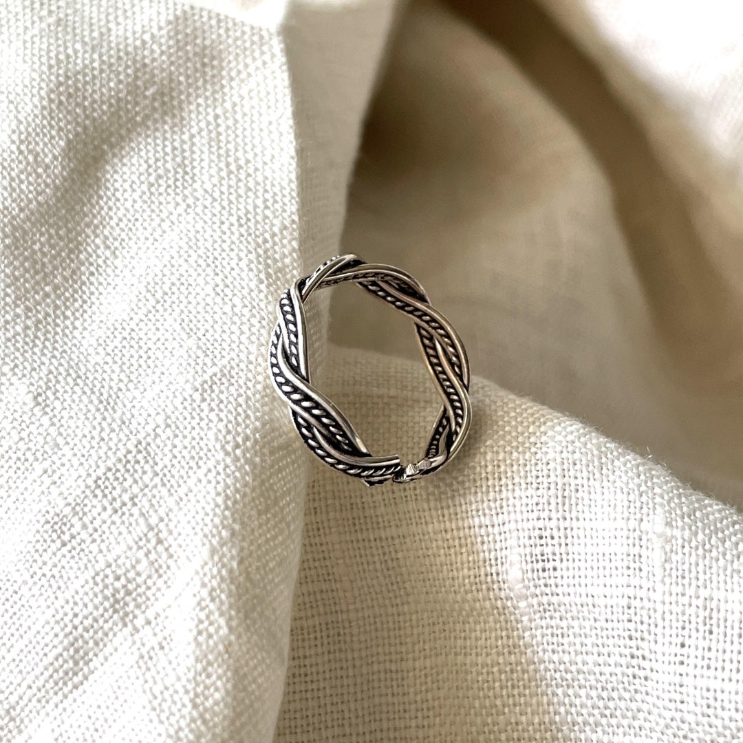 Indian Toe Ring, Braided Toe Ring, Boho Toe Ring, Yoga Lover Gift, Summer Jewelry, Bali Toe Ring ...