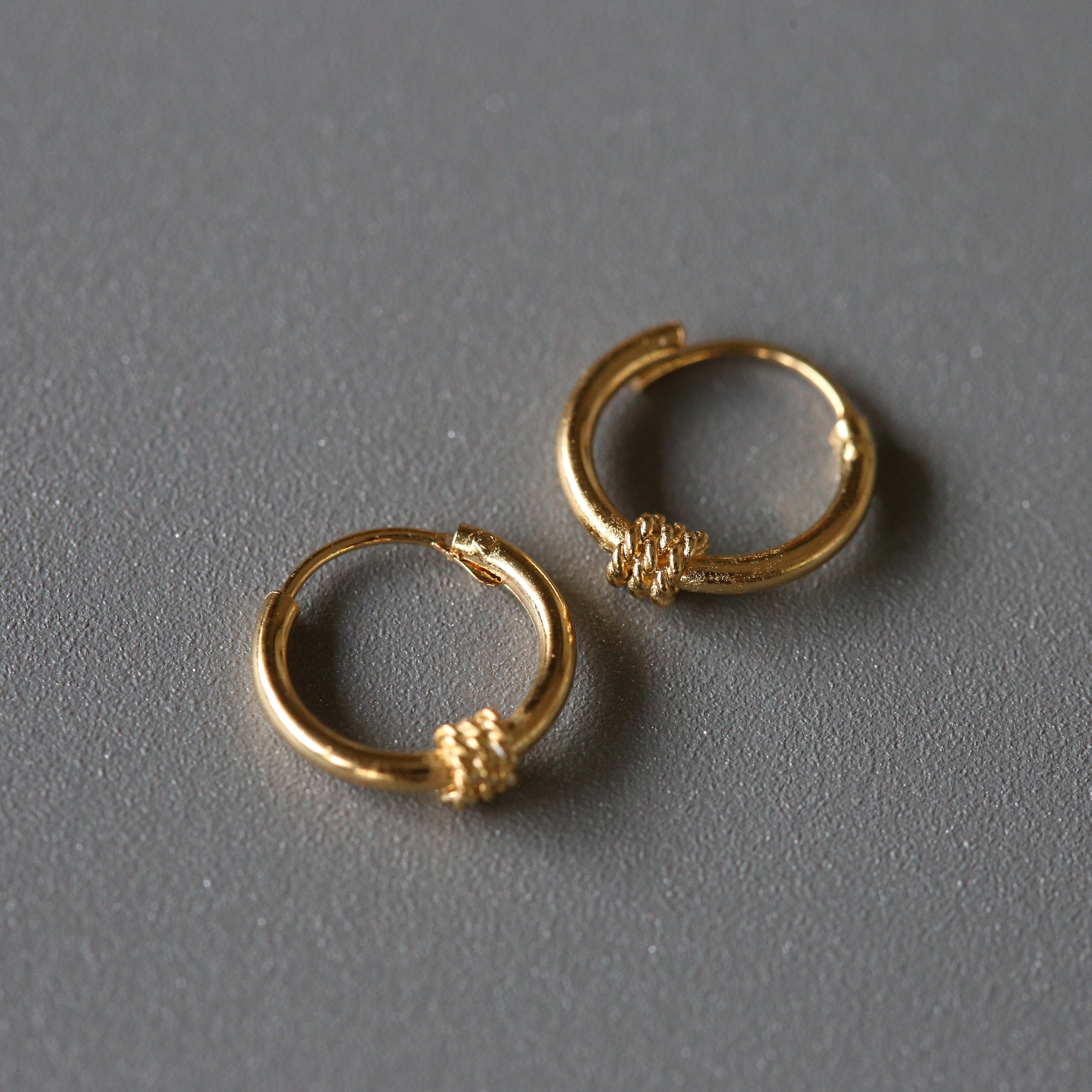 10mm Gold Plated Bali Hoops Bali Hoops Gold Plated - Etsy
