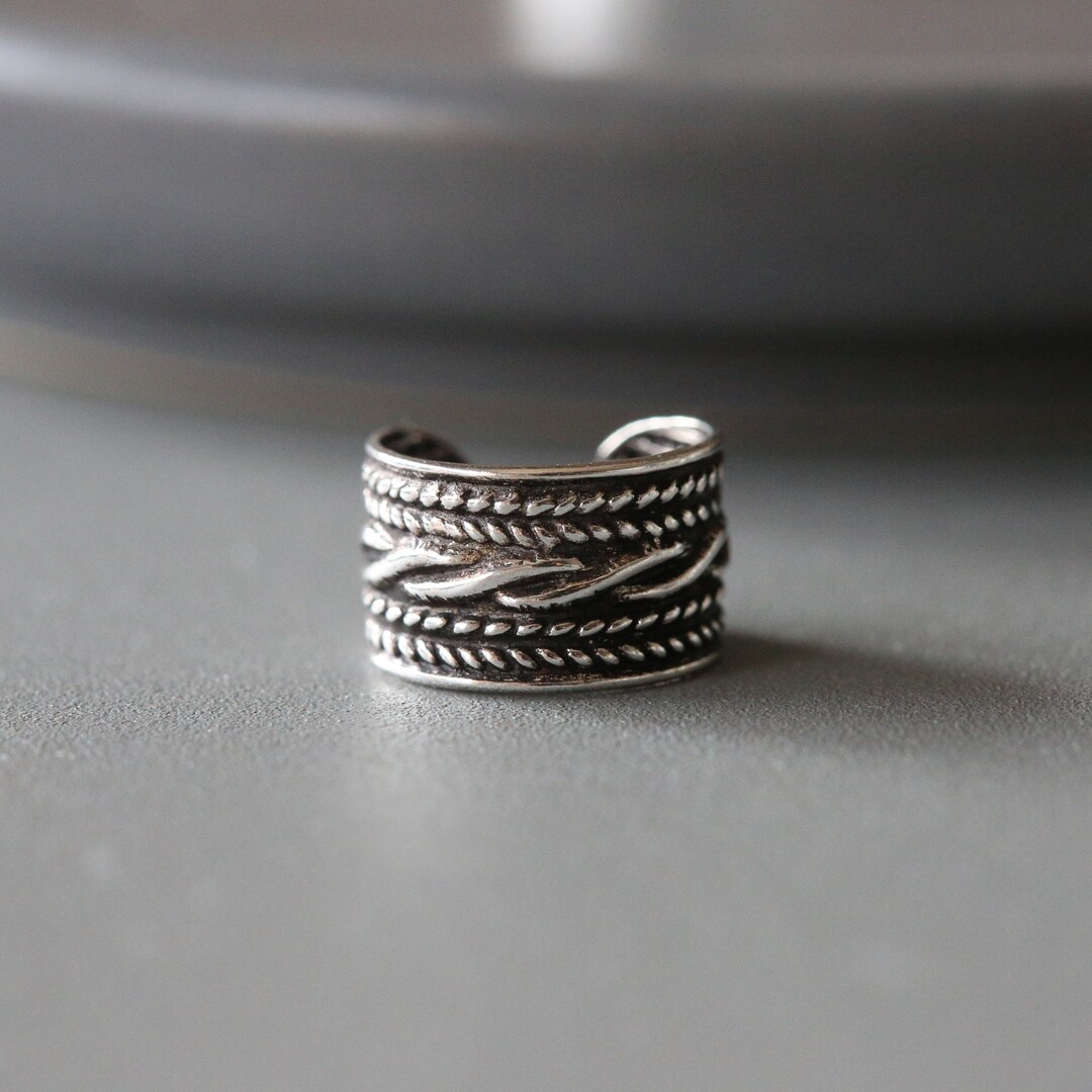 Infinity Ear Cuff Tribal Ear Cuff No Pierce Ear Cuff Sterling Silver ...