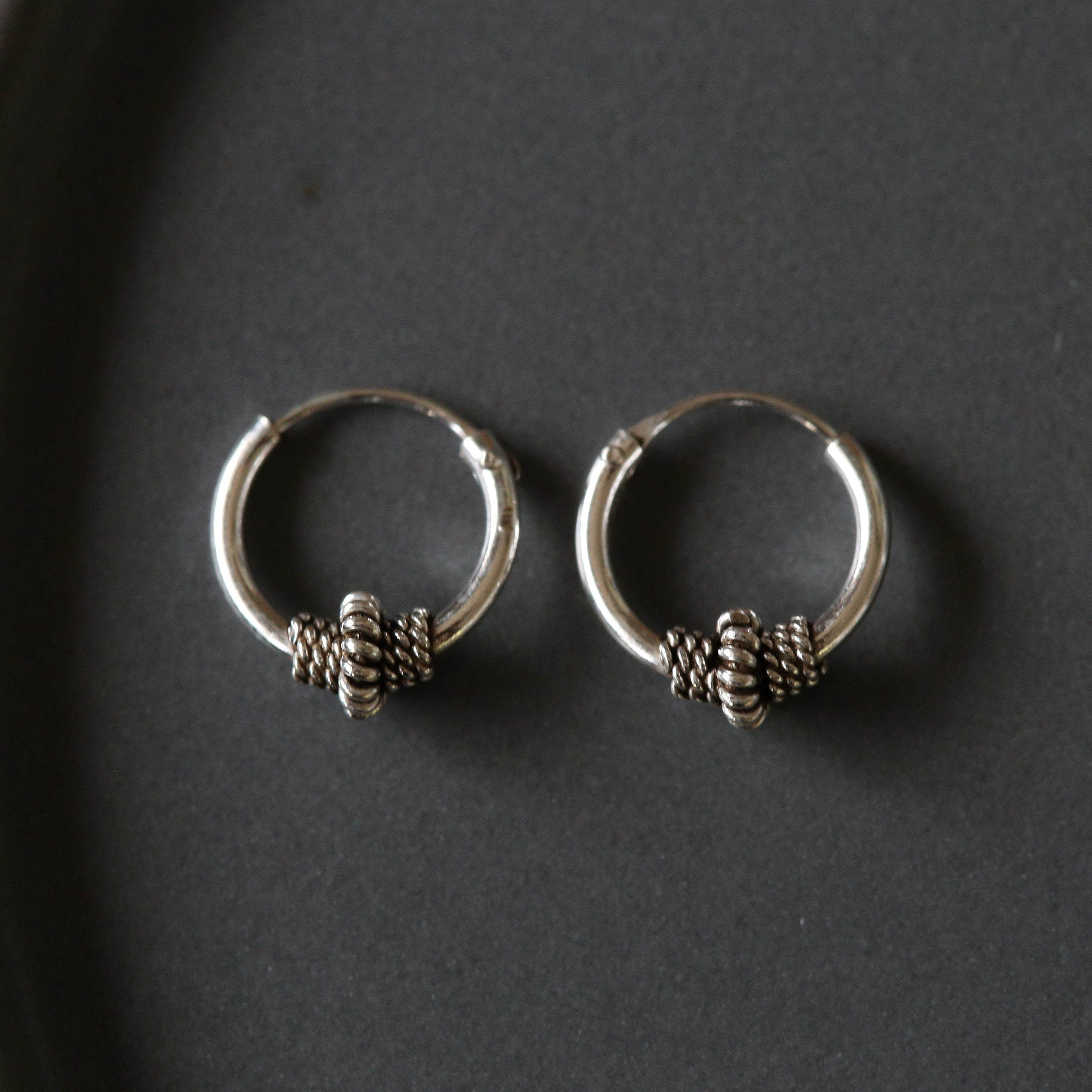 10mm Silver Bali Hoops Bali Hoops Sterling Silver 925 - Etsy UK
