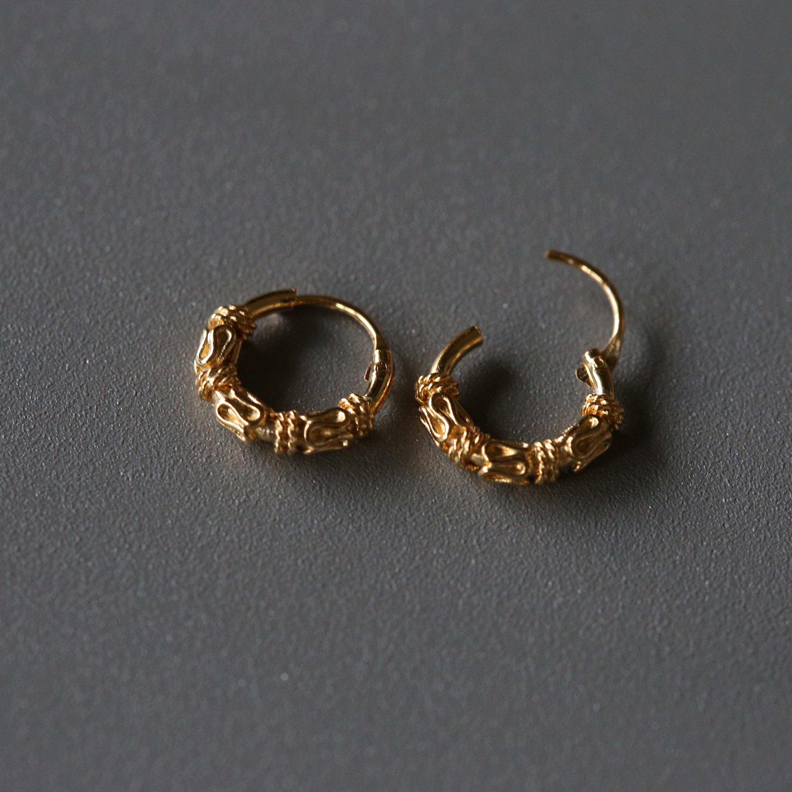 10mm Gold Plated Bali Hoops Bali Hoops Gold Plated - Etsy