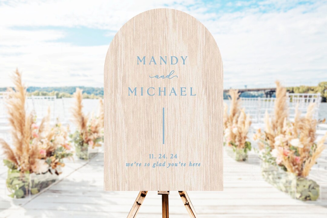 Arch Wedding Sign Wedding Welcome Sign Wooden Wedding Sign - Etsy