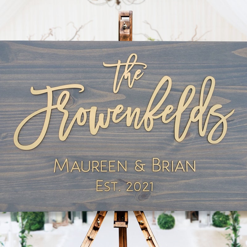 Wood Wedding Signs - Etsy