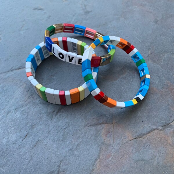 Tile Bracelets - Etsy