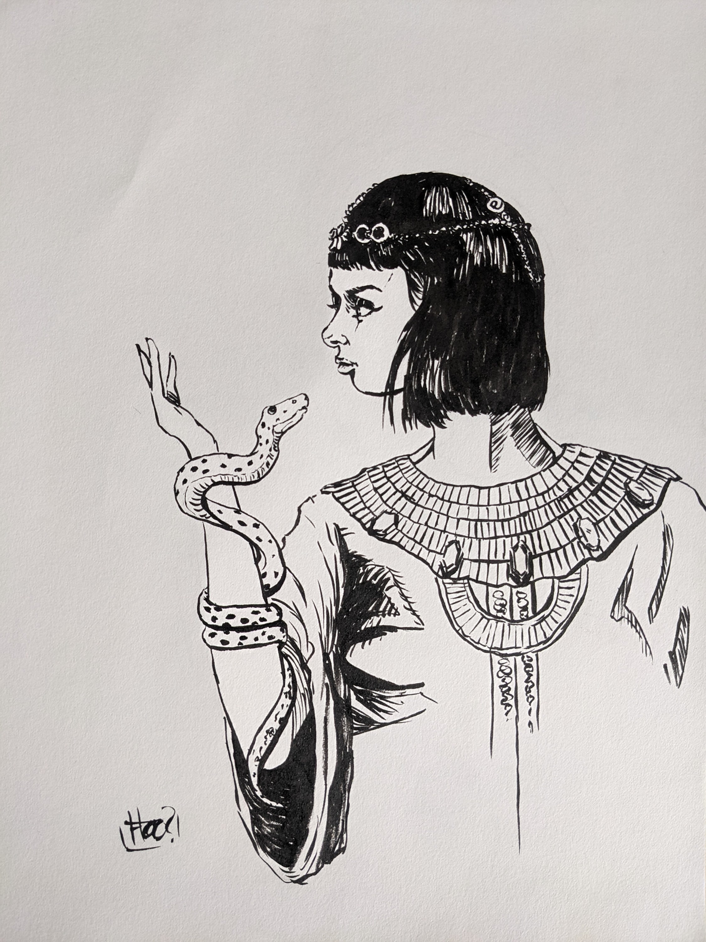 Cleopatra Drawing