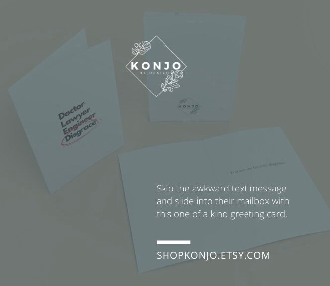 You Are My Favorite Disgrace Card - Funny Card - Greeting Cards ...