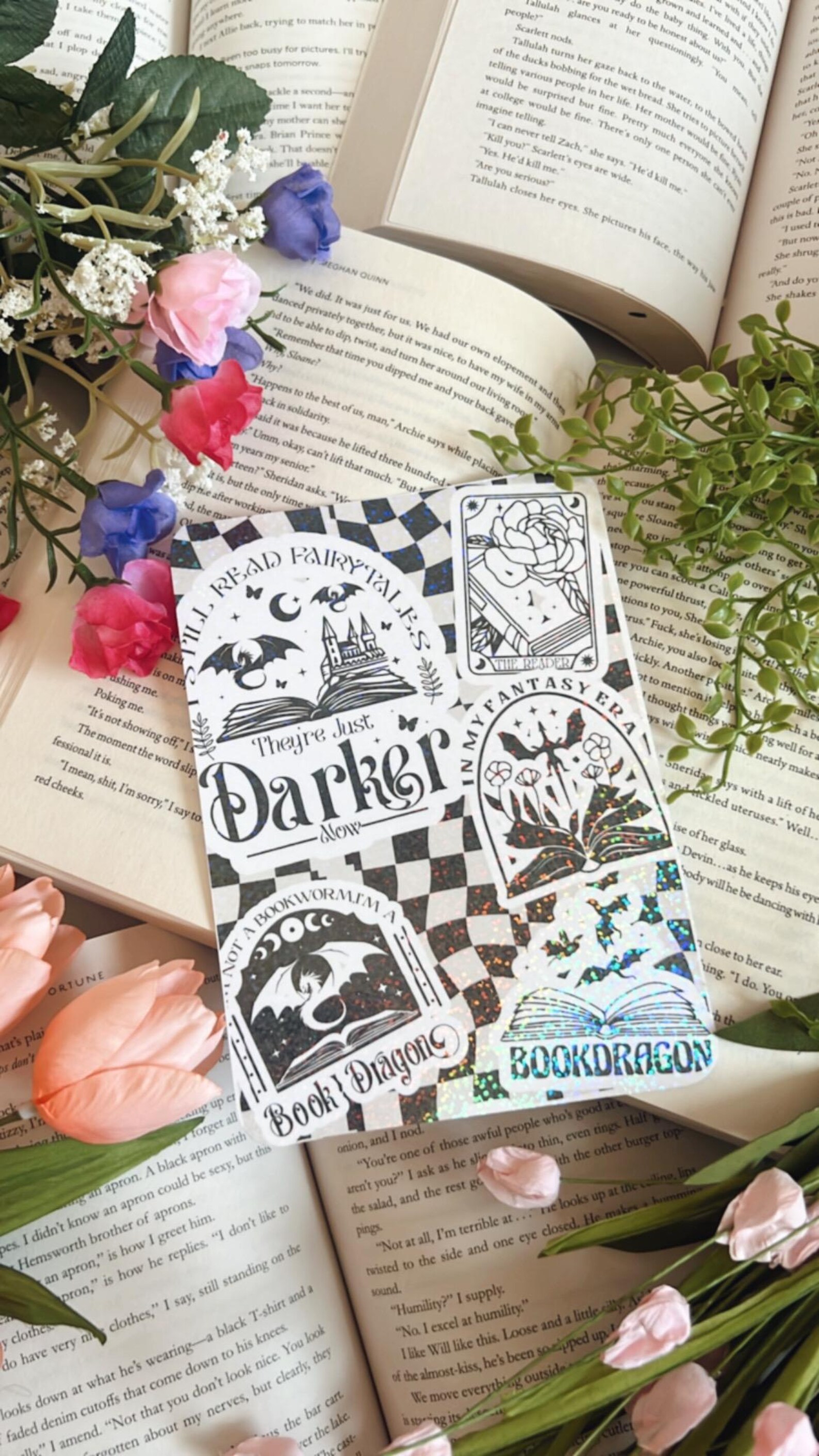 Holographic Dragon Sticker Fantasy Era Kindle Insert,kindle Paperwhite ...