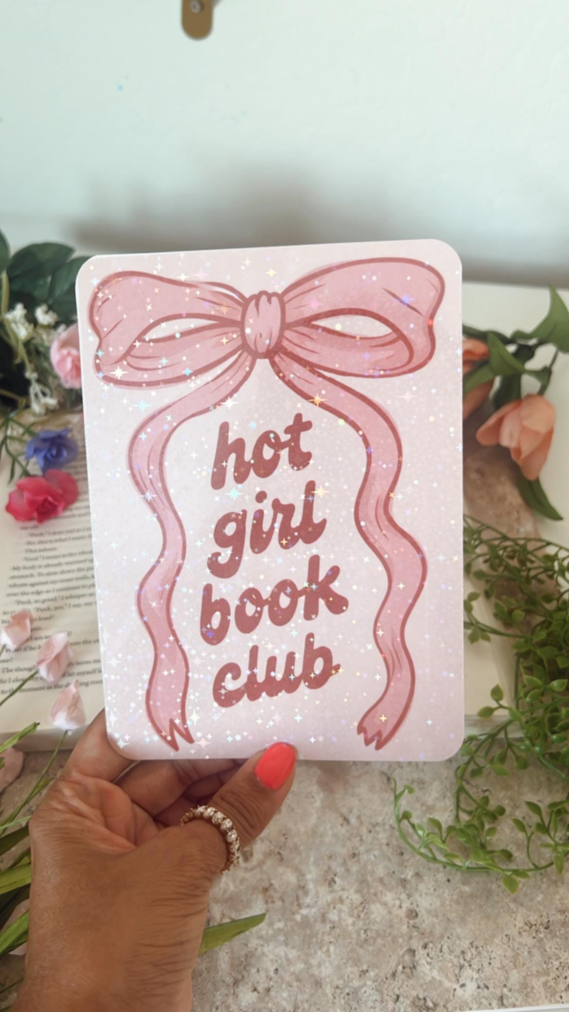 Holographic Guest Check Hot Girls Read Kindle Insert,kindle Paperwhite ...