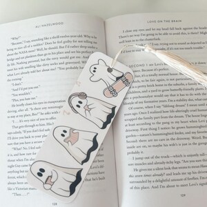 Spooky Cute Halloween Ghost Reading Bookmark With Tassel,adorable ...