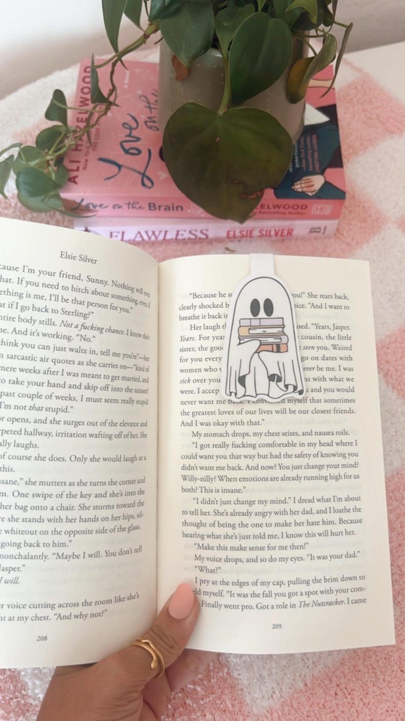 Read More Books Magnetic Ghost Bookmark,spooky Ghost Bookmark,library ...