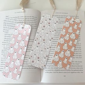 Cute Halloween Spooky Ghost Reading Bookmark With Tassel,booktok ...