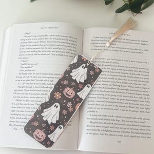 Spooky Cute Halloween Ghost Reading Bookmark With Tassel,adorable ...