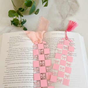 Checkered Bookmark,acrylic Checked Bookmark for Book Lovers,custom Name ...