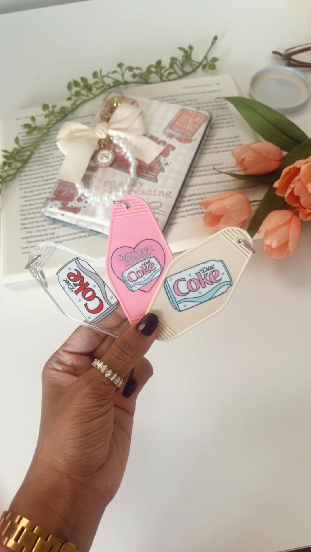 Diet Coke Can Motel Keychain, Coca Cola Soda Keychain,diet Coke Girly ...