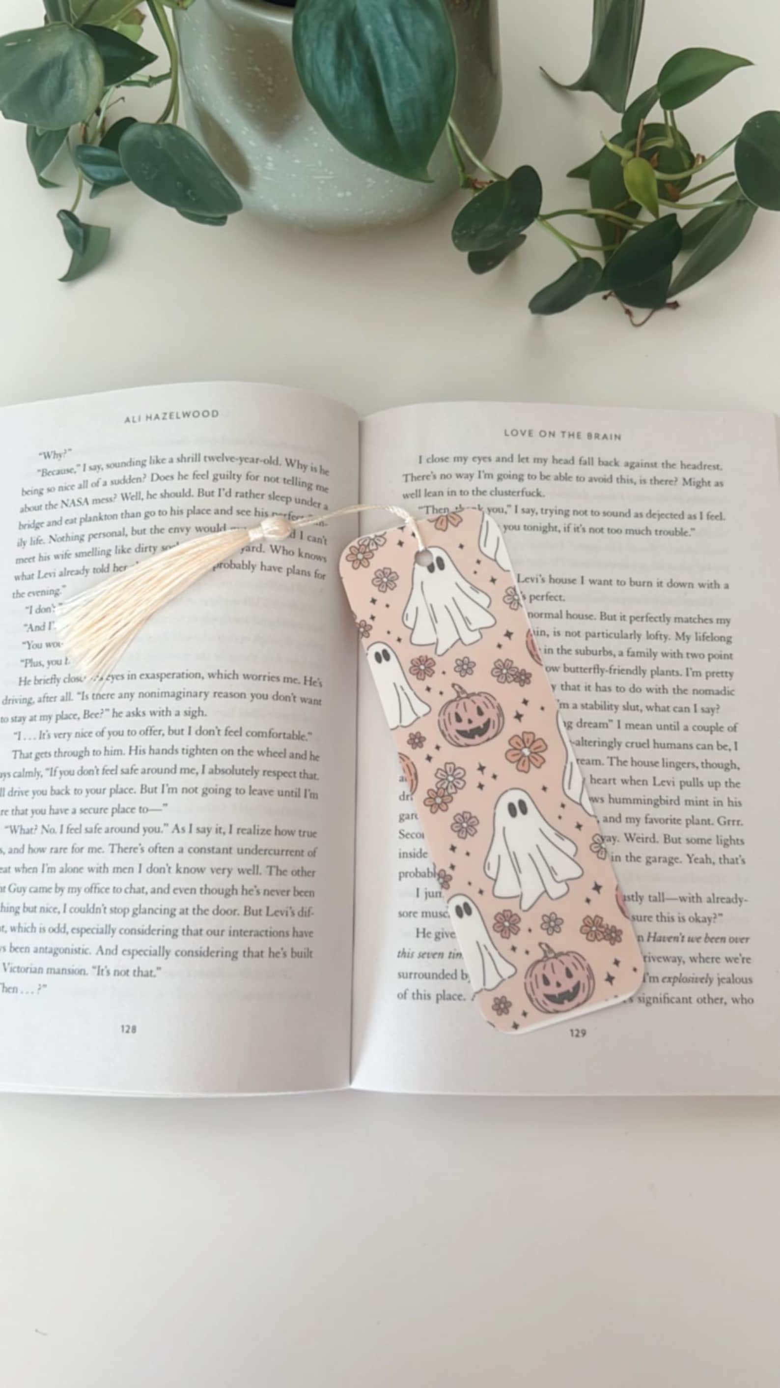Spooky Cute Halloween Ghost Reading Bookmark With Tassel,adorable ...