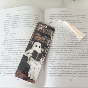 Spooky Cute Halloween Ghost Reading Bookmark With Tassel,adorable ...