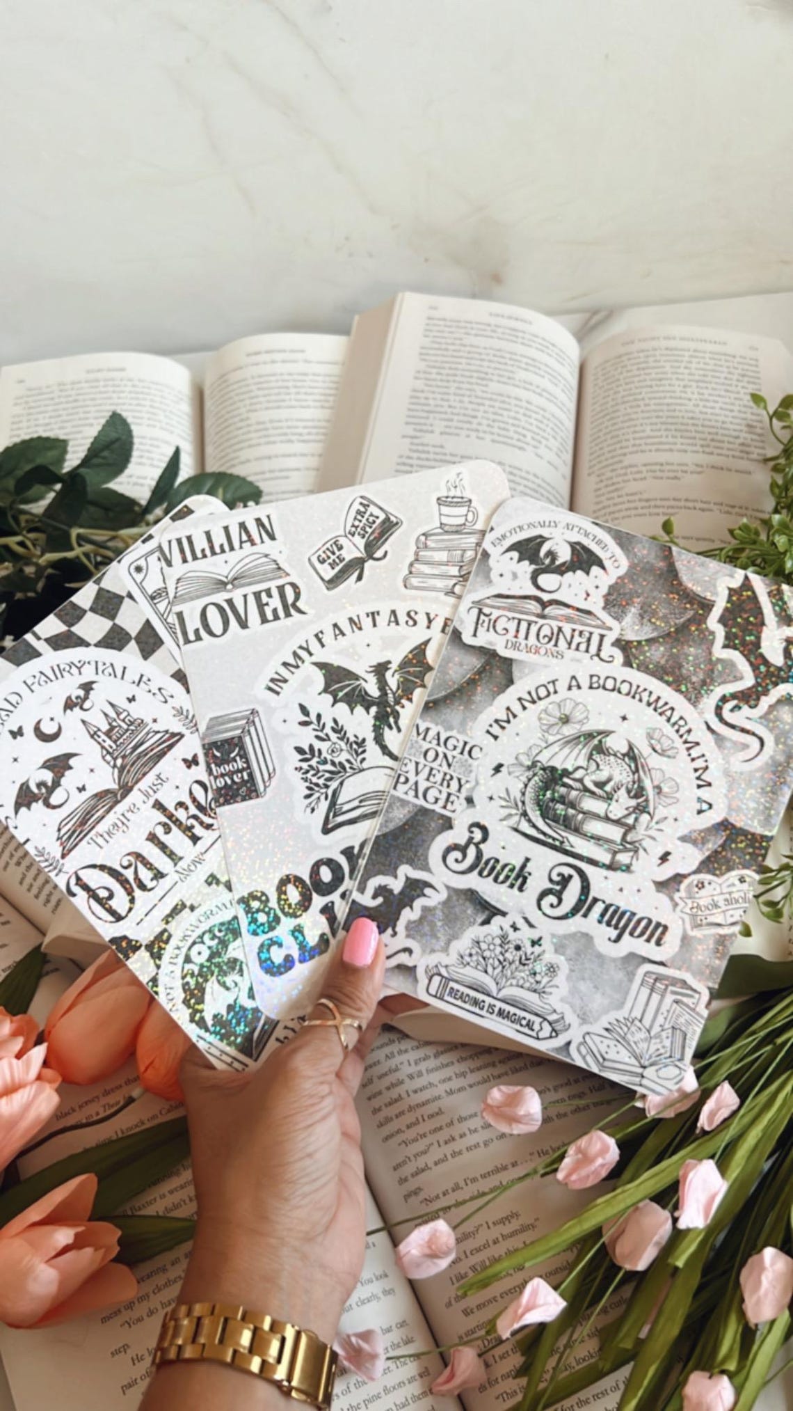 Holographic Dragon Sticker Fantasy Era Kindle Insert,kindle Paperwhite ...