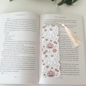 Spooky Cute Halloween Ghost Reading Bookmark With Tassel,adorable ...