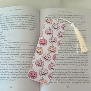 Spooky Cute Halloween Ghost Reading Bookmark With Tassel,adorable ...