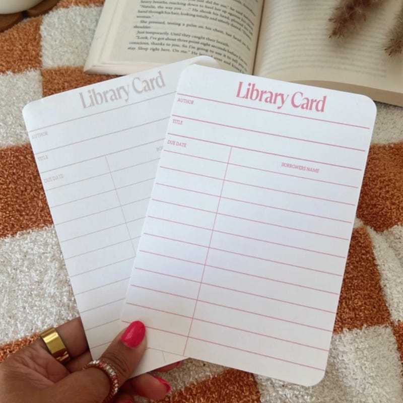 Library Due Date - Etsy