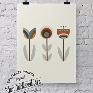 Boho Wall Art / INSTANT DOWNLOAD / Printable Wall Décor / Mid Century ...