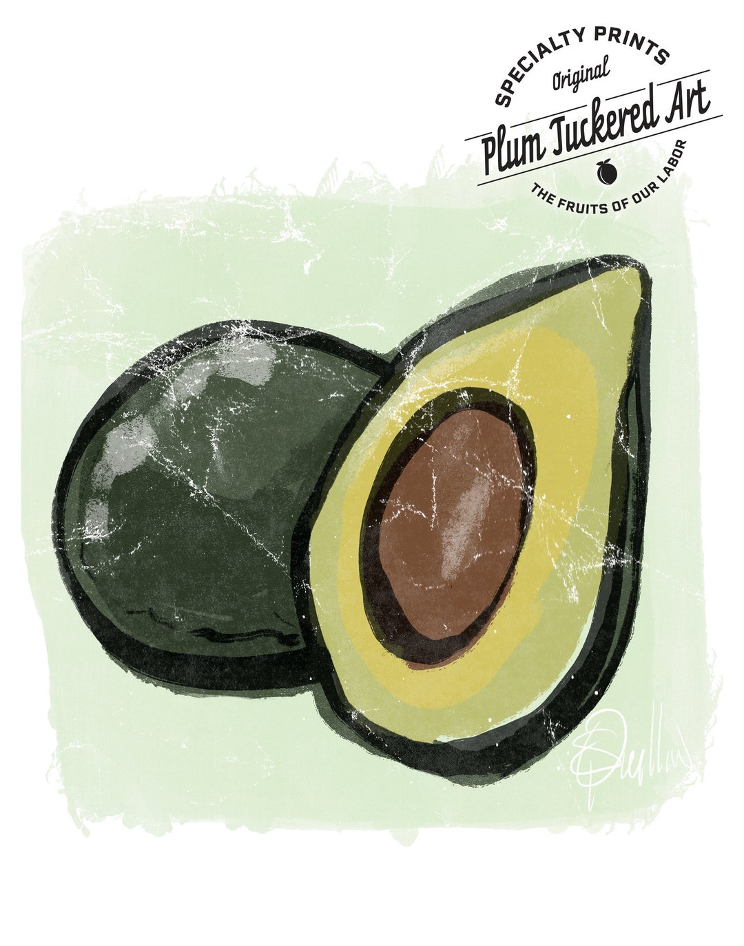 Avocados / INSTANT DOWNLOAD / Printable Wall Art / Kitchen Artwork ...