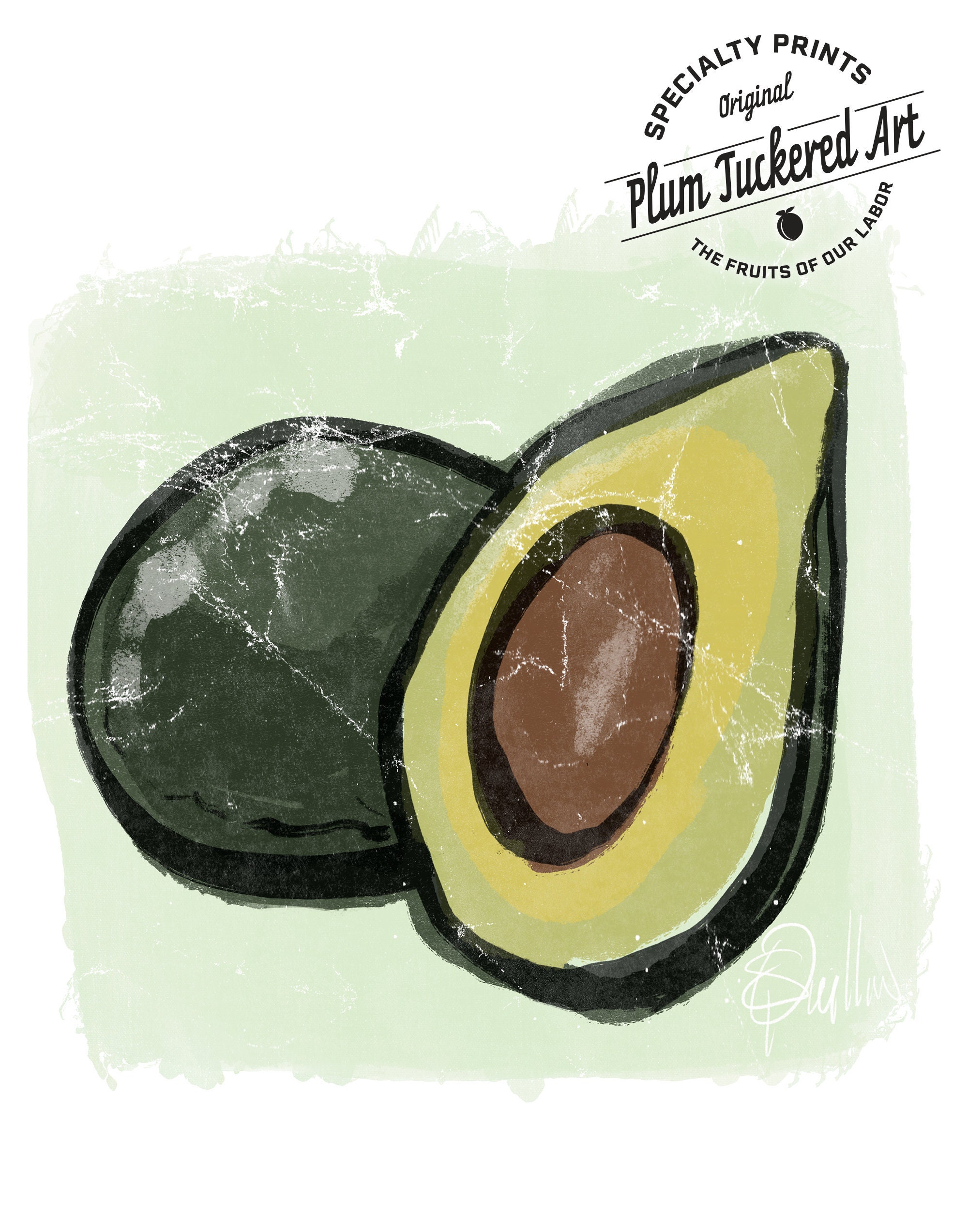 Avocados / INSTANT DOWNLOAD / Printable Wall Art / Kitchen Artwork ...