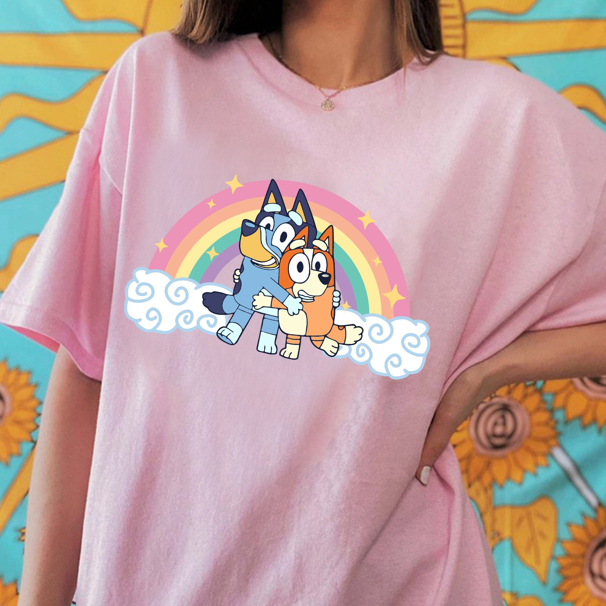 Bluey Rainbow Png, Bluey Png, Bluey Birthday Png, Bingo Png, Bluey ...